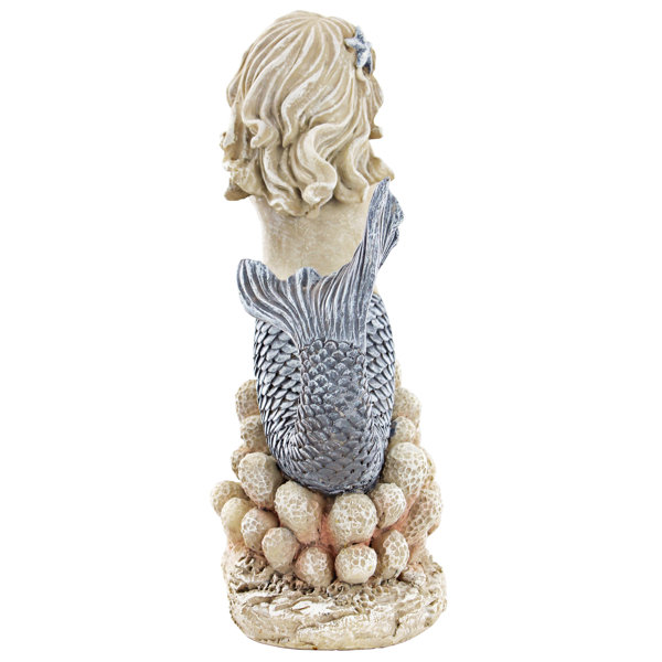 Design Toscano Mermaid With Shell Garden Statue | Wayfair