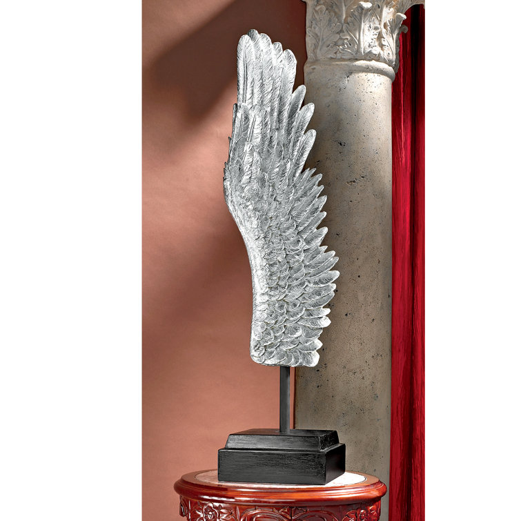 Design Toscano Guided by the Heavens Angel Wing Statue & Reviews | Wayfair
