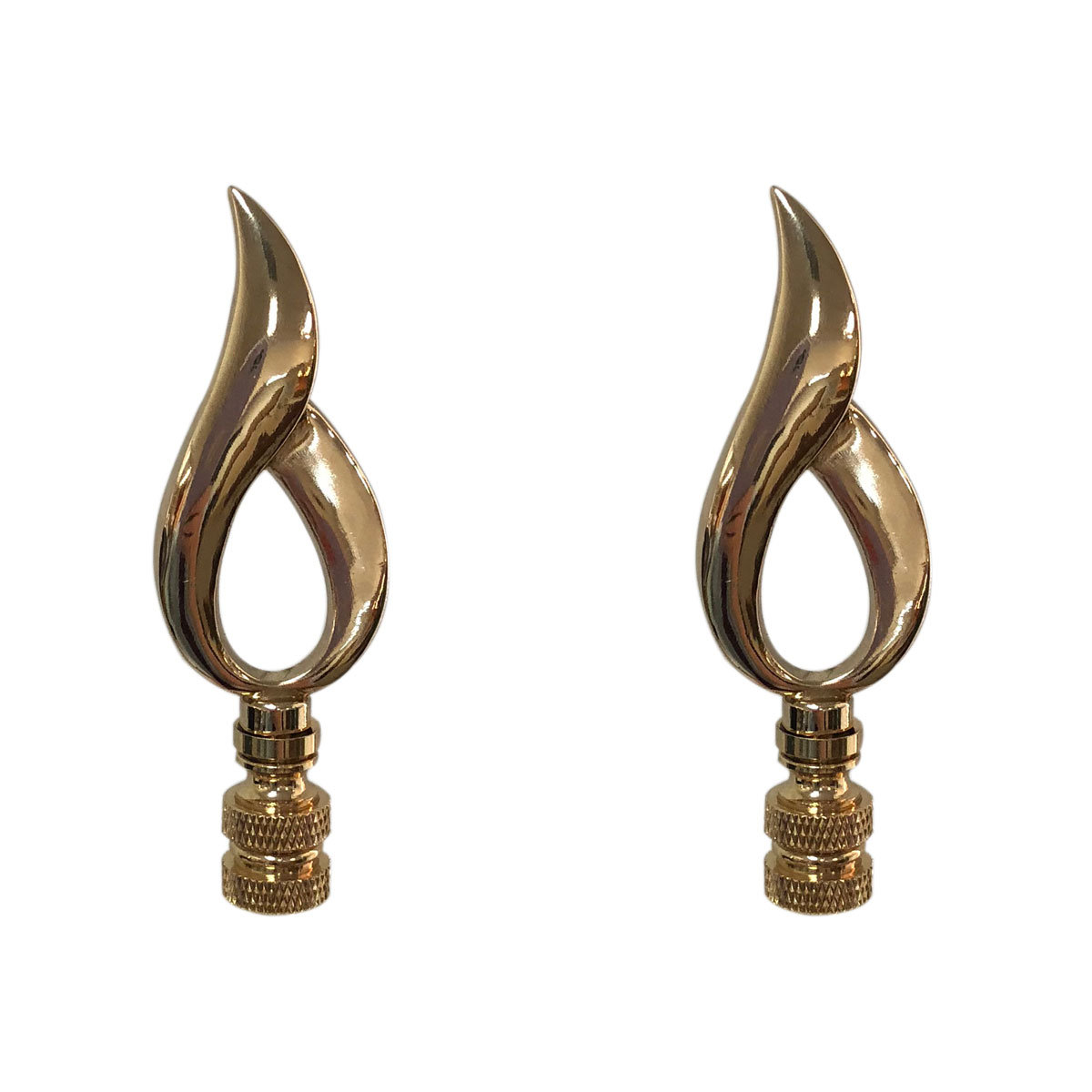 RoyalDesigns Modern Flame Lamp Finial | Wayfair