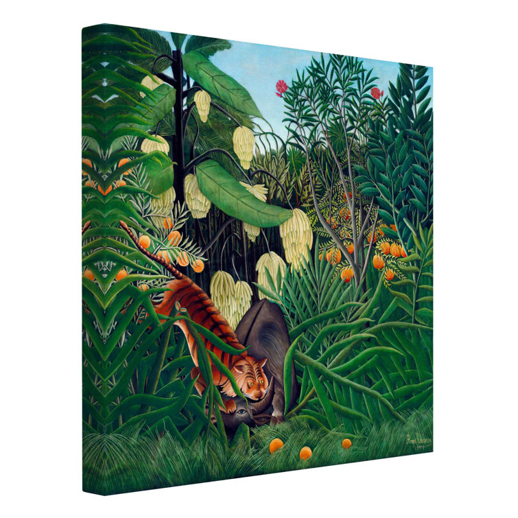 Latitude Vive Henri Rousseau - Kampf Zwischen Tiger Und Büffel Fight ...