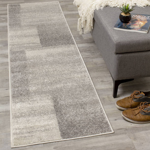 17 Stories Eliscar Machine Woven / Power Loomed Performance Cool Gray ...