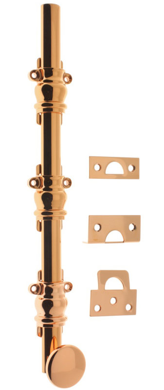 idh by St. Simons Solid Brass 12" Ornamental Bolt | Wayfair