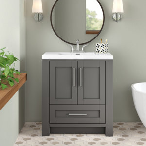 Wrought Studio Durand 30" Single Bathroom Vanity Set & Reviews | Wayfair