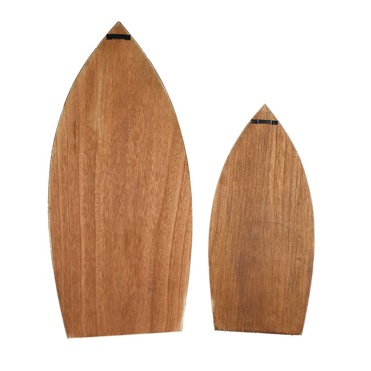 AttractionDesignHome 2 Piece Rustic Nautical Standing Boat Shelf Wall ...