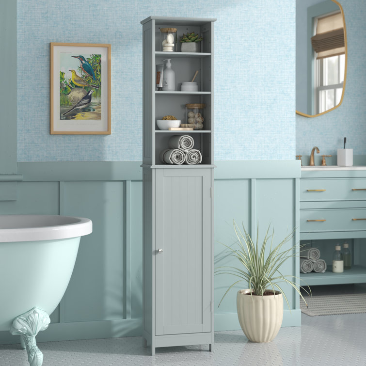 Zipcode Design Kelaa Freestanding Tall Bathroom Cabinet & Reviews ...
