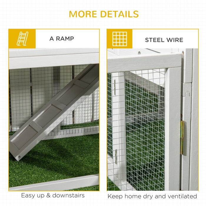 Homcom Weather Resistant Rabbit Run | Wayfair.co.uk