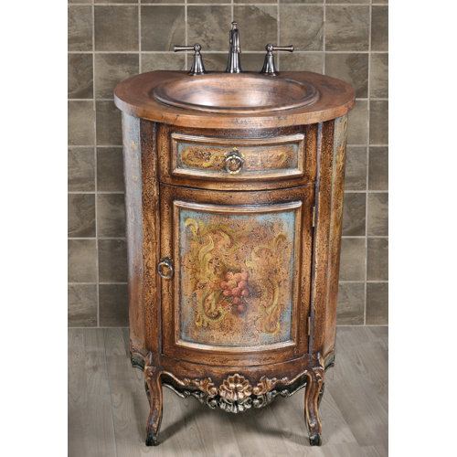 Astoria Grand Vizcarrondo 25'' Free-standing Single Bathroom Vanity ...