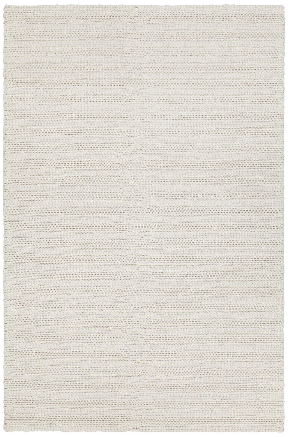 Gracie Oaks Prickett Hand-Woven White Area Rug | Wayfair