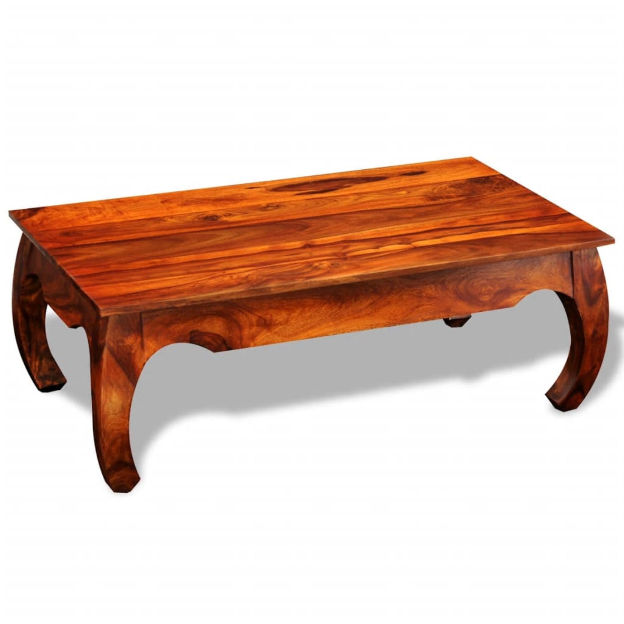 Loon Peak® Coffee Table 15.7" Solid Sheesham Wood | Wayfair