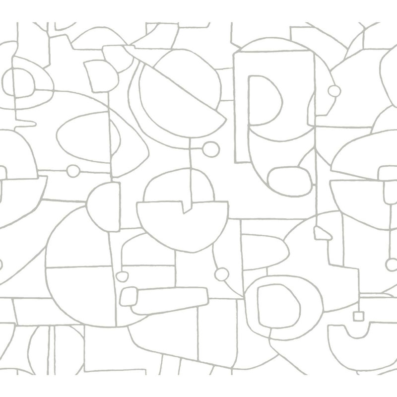 York Wallcoverings Peel & Stick Abstract Wallpaper | Wayfair