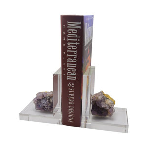 ellahome Crystal Bookends | Wayfair
