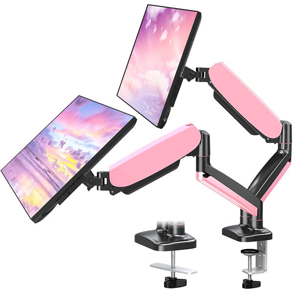 MOUNTUP Pink Multi Screen Pole Mount for 32 Screens Holds up to 17.6 Lb ...