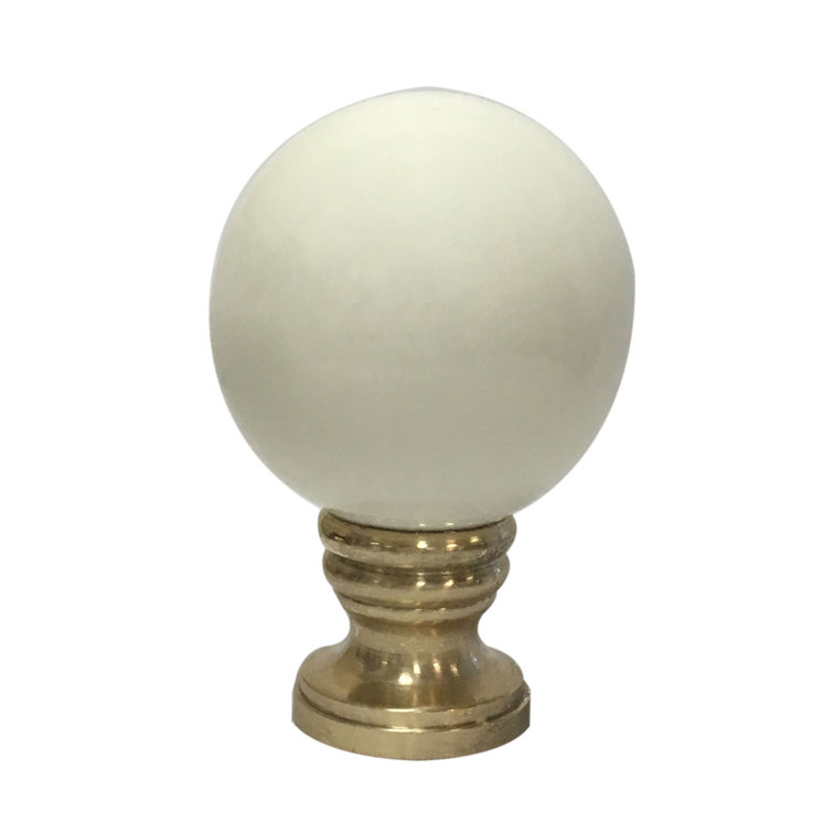 RoyalDesigns Ceramic Sphere Lamp Finial | Wayfair