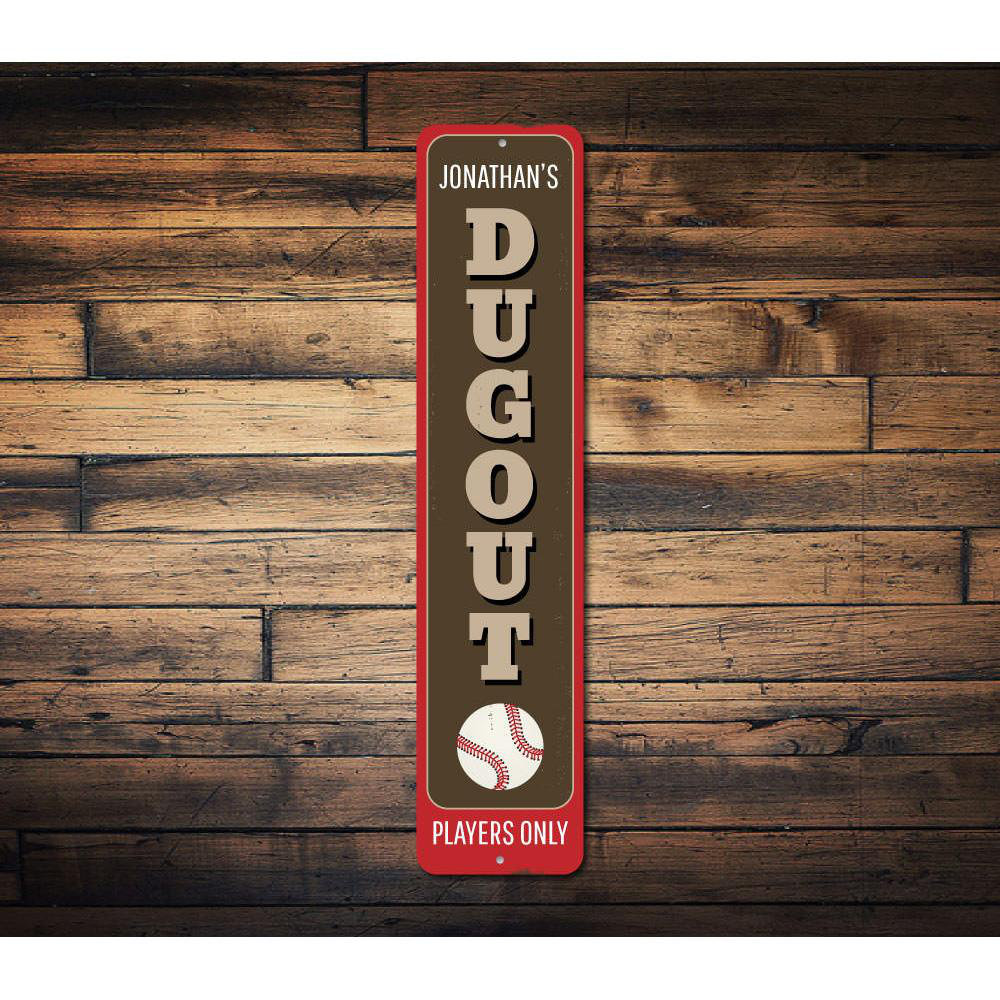 Lizton Sign Shop, Inc Baseball Dugout Custom Aluminum Sign | Wayfair