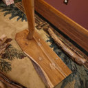 Loon Peak® Dunand Brown Teak Wood Small Live Edge Tree Trunk Console ...