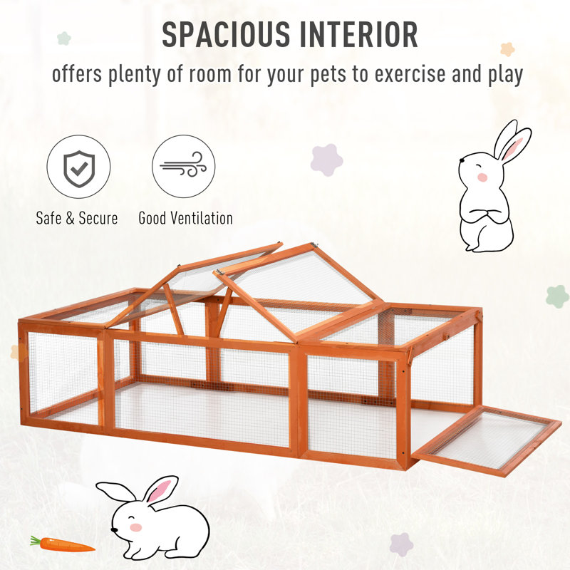 Tucker Murphy Pet™ Lynnfield Weather Resistant Rabbit Hutch | Wayfair