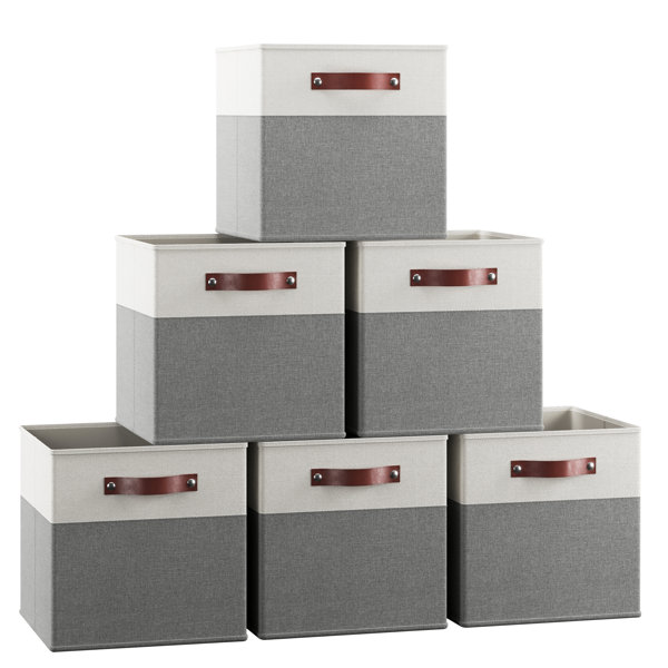 Ebern Designs Fabric Storage Bin Set & Reviews | Wayfair