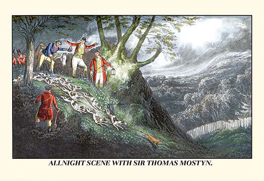 Buyenlarge All Night Hunt With Sir Thomas Mostyn by Henry Thomas Alken ...
