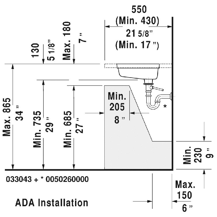 Duravit Vero Ceramic Rectangular Undermount Bathroom Sink with Overflow ...