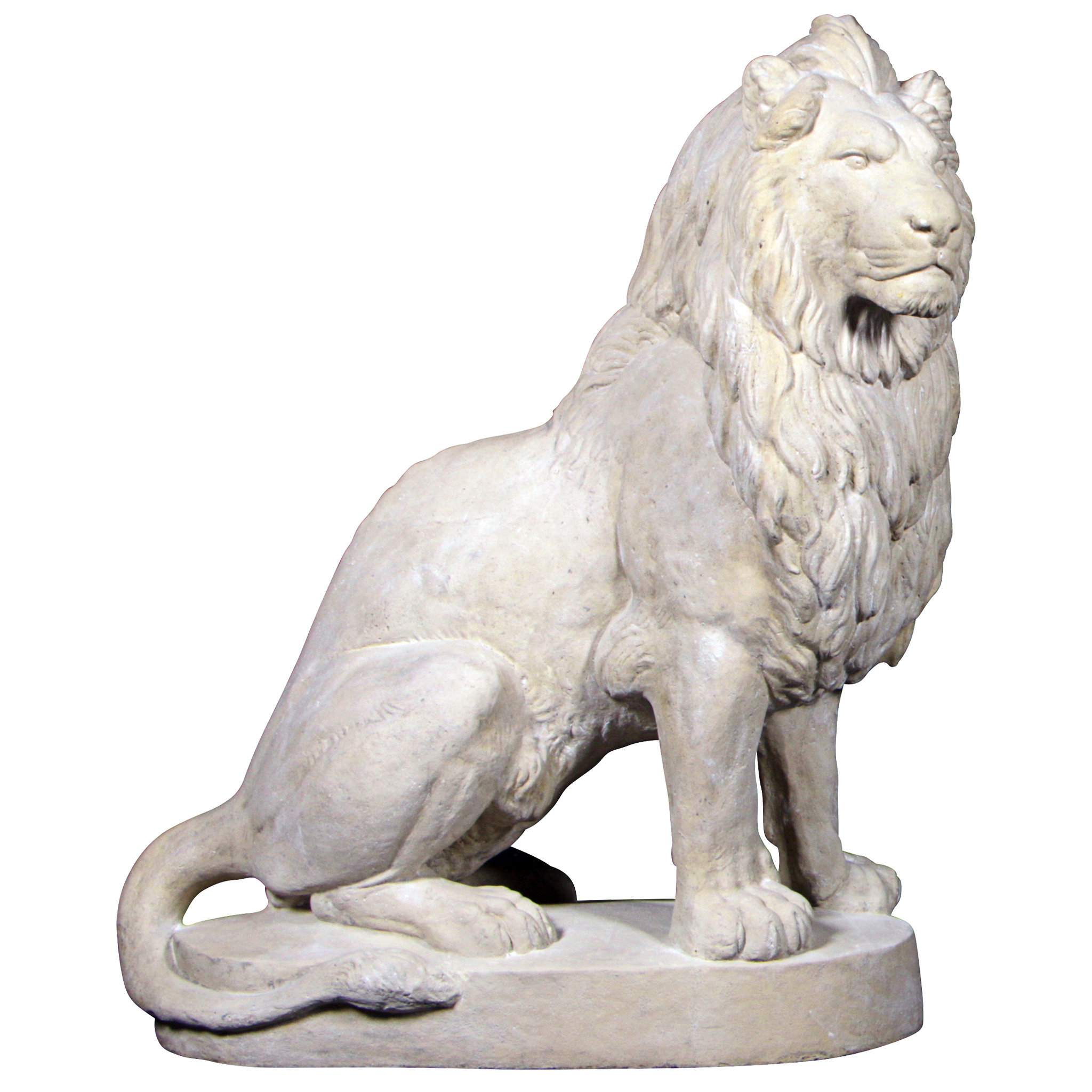 Design Toscano Stately Chateau Lion Left Facing Garden Statue | Wayfair