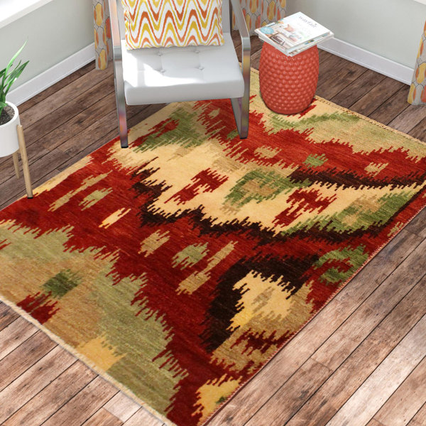 Isabelline One-of-a-Kind 3'0'' X 4'0'' 2000s Wool Area Rug in Red | Wayfair