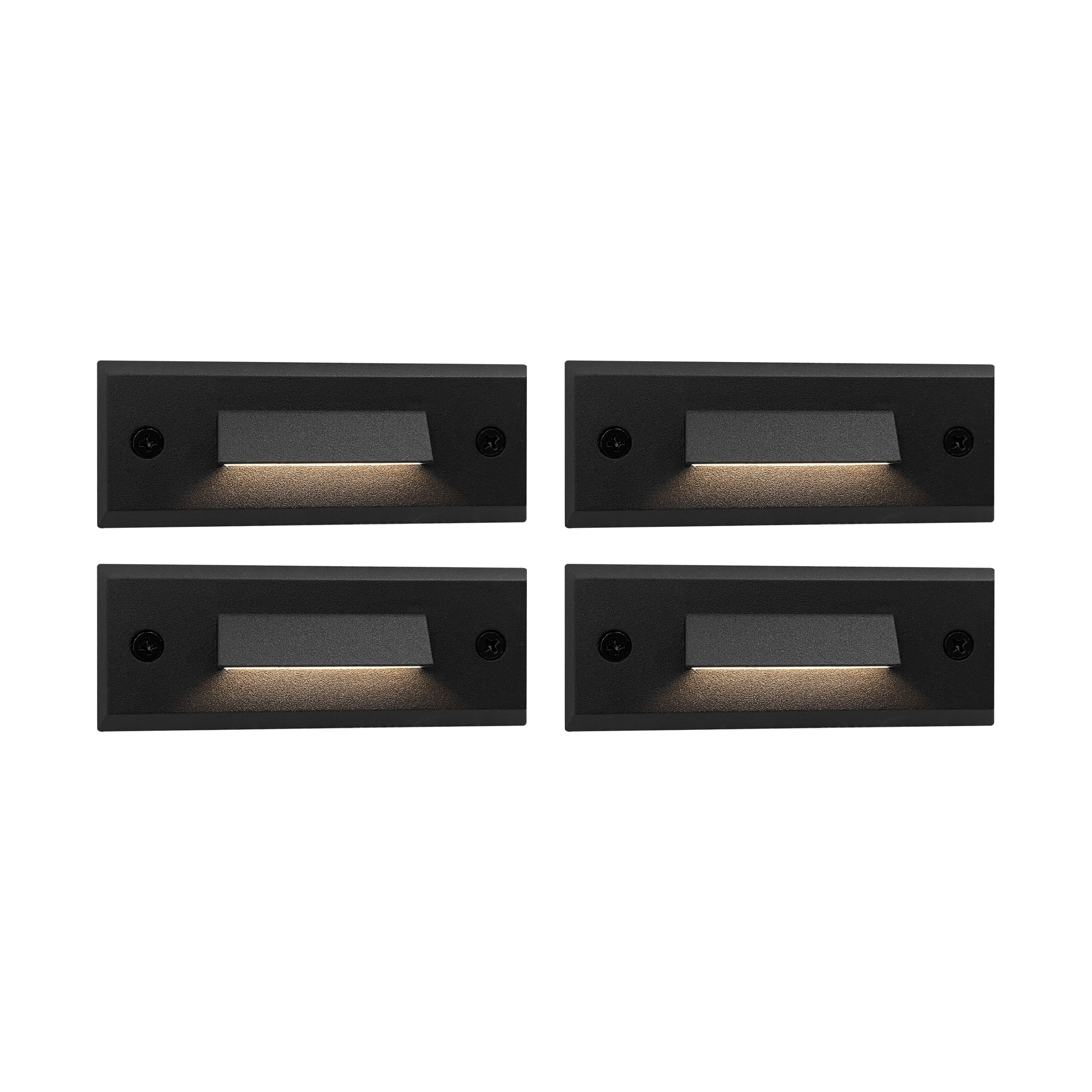 GKOplus Low Voltage Mini Size Linear Led Landscape Step Lights 4 Pack ...