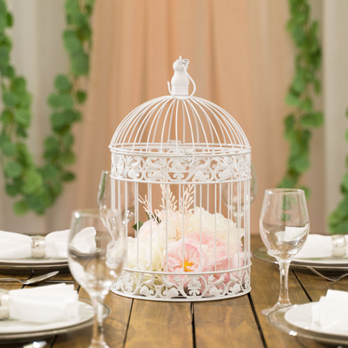Ophelia & Co. 2 Piece Manuel Metal Decorative Bird Cage Set & Reviews ...