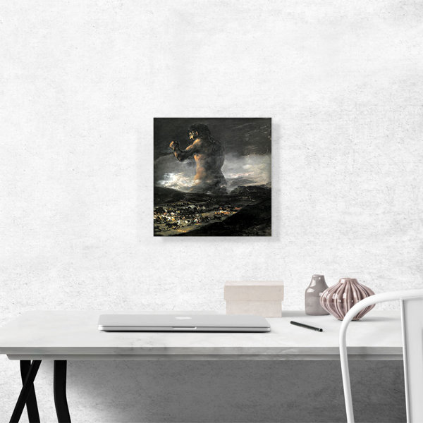 ARTCANVAS The Colossus 1808 On Canvas by Francisco De Goya Painting ...