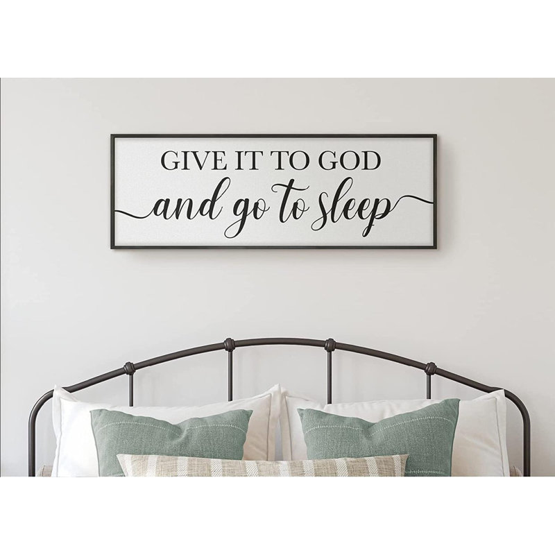 Trinx Solid Wood Text Wall Decor | Wayfair