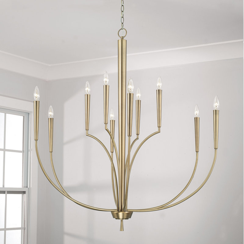 Capital Lighting 10 - Light Dimmable Classic / Traditional Chandelier ...