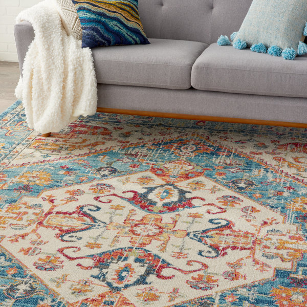Blue Elephant Light Blue Rug & Reviews | Wayfair.co.uk