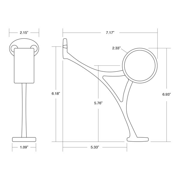 Outwater Bar Foot Rail & Reviews | Wayfair
