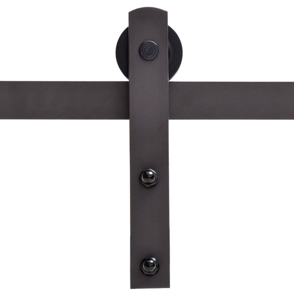 Calhome Classic Straight Strap Sliding Standard Single Track Barn Door ...