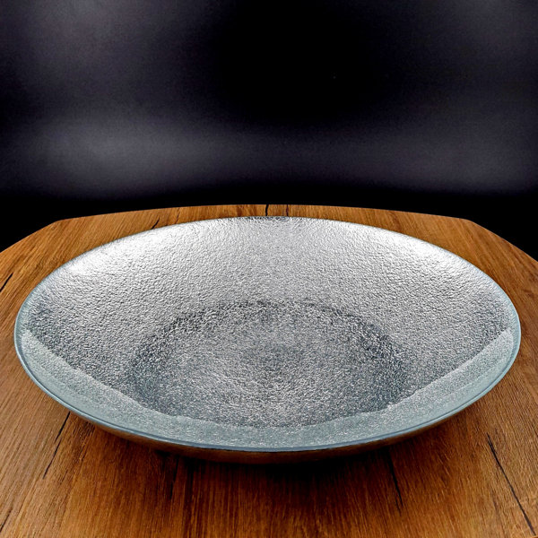 Red Pomegranate Handmade Glass Decorative Plate - Wayfair Canada