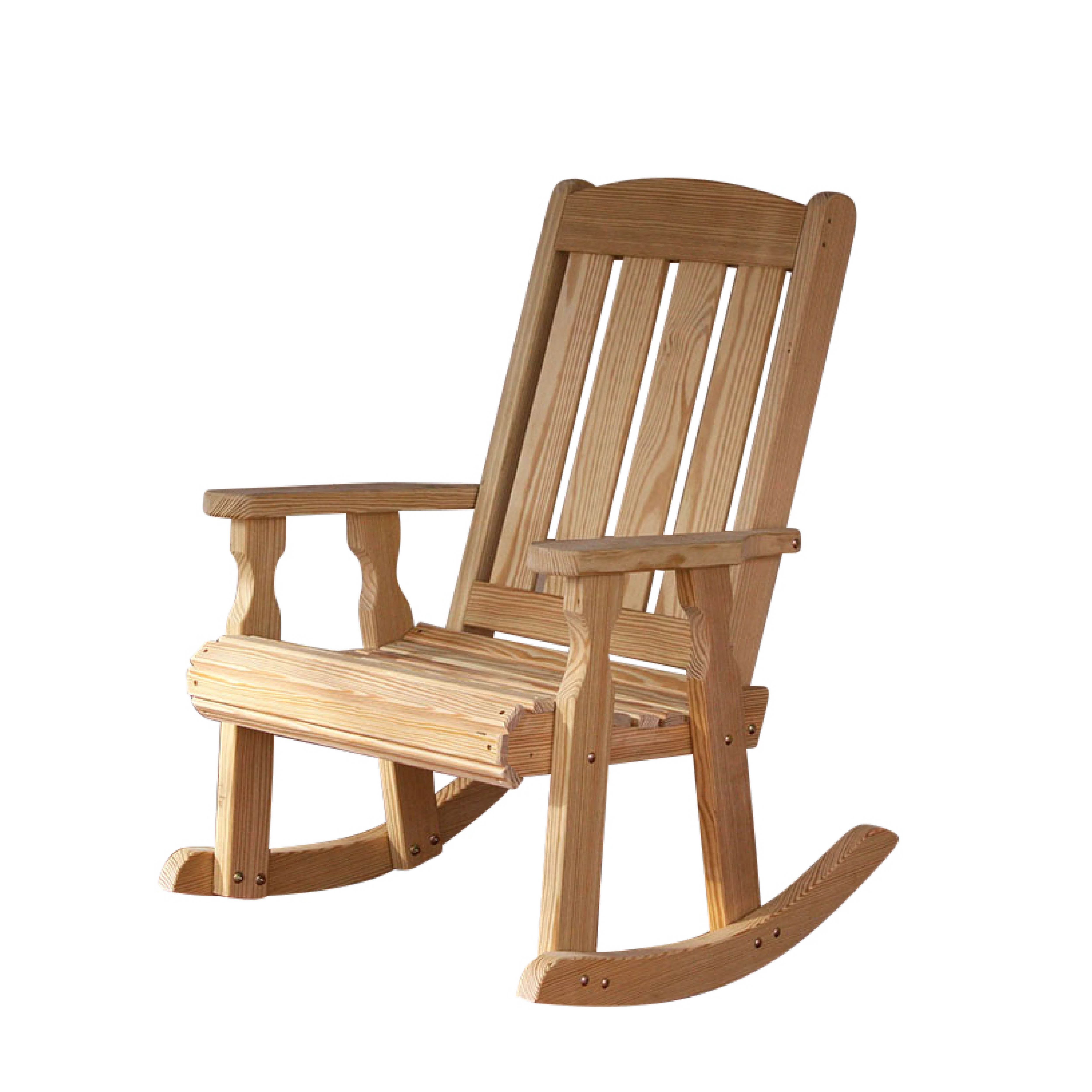 Amish Casual Heavy Duty 600 Lb Mission Treated Rocking Chair | Wayfair
