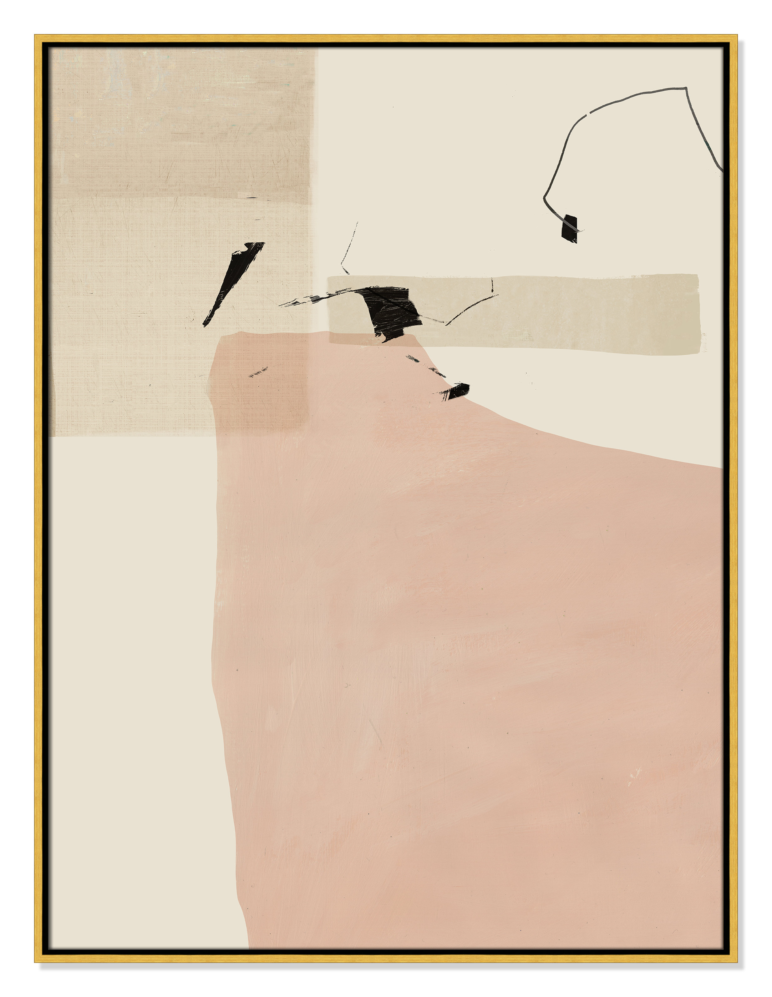 Joss & Main Soft Tempo - Painting on Canvas | Wayfair