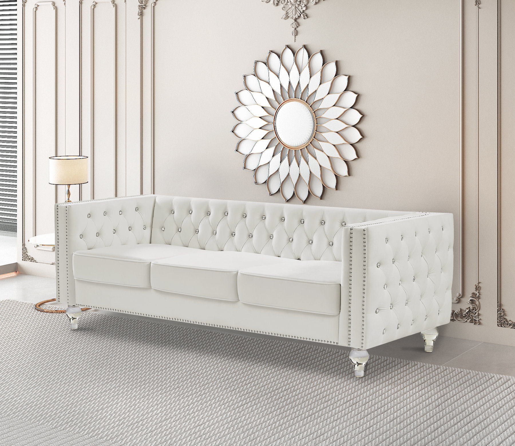 House of Hampton® Egidia 83.07'' Upholstered Sofa | Wayfair
