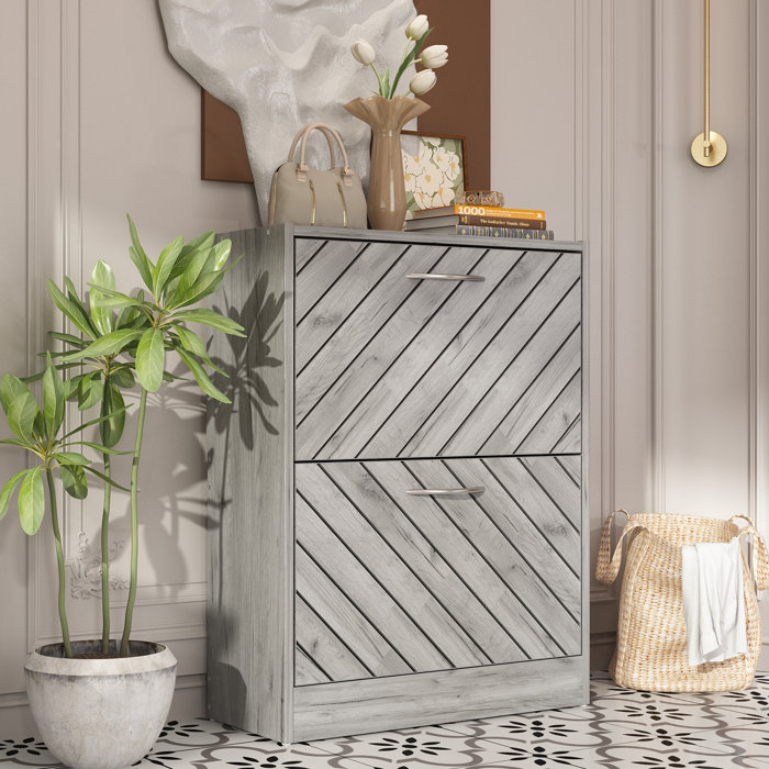 Wade Logan® 12 Pair Shoe Storage Cabinet & Reviews | Wayfair