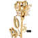MatashiCrystal 24K Gold Plated Rose With Clear-Cut Crystal & Reviews ...