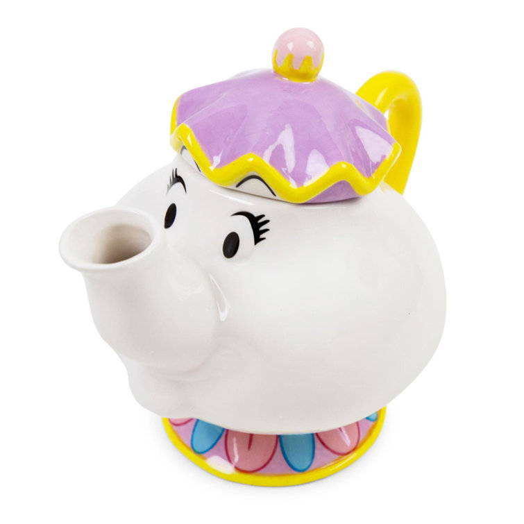 Ukonic Disney Beauty And The Beast Mrs. Potts Sculpted Ceramic Teapot ...