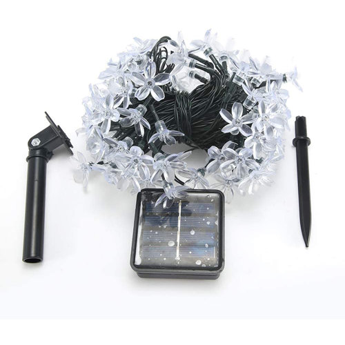 Arlmont & Co. Dasara 30 - Bulb 2'' Solar Powered Mini String Light ...