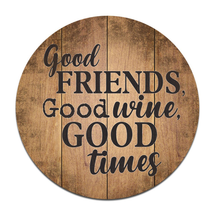 Maturi Good Friends Wall Plaque | Wayfair.co.uk