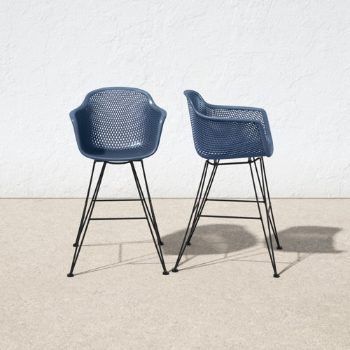 Modern Blue Outdoor Dining Chairs | AllModern