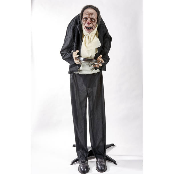 Haunted Hill Farm Reaper Henry the Headless Reaper with Animated Eyes ...