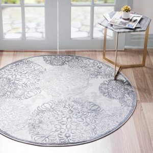 Grovelane Alissa Abstract Gray Area Rug & Reviews | Wayfair