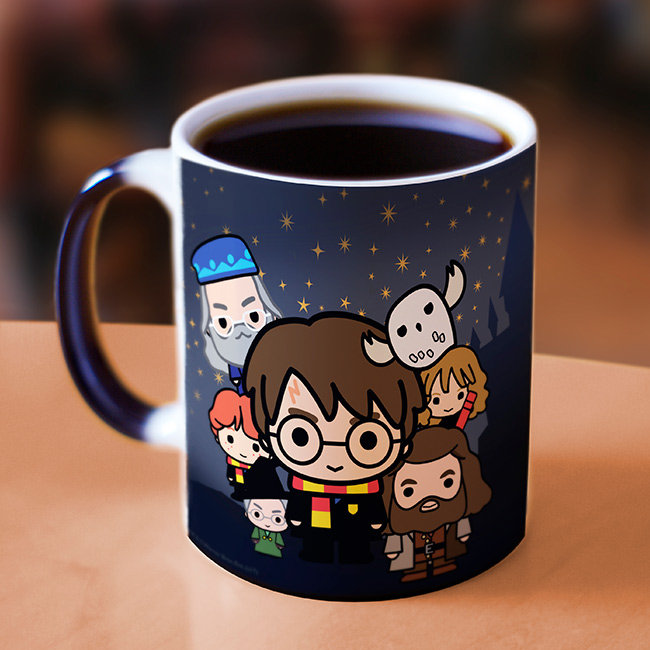 Morphing Mugs Harry Potter - Hogwarts Chibi Ron Hermione Dumbledore ...