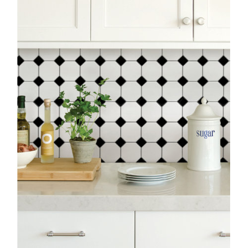 WallPops! 21" x 21" Vinyl Peel & Stick Mosaic Tile | Wayfair
