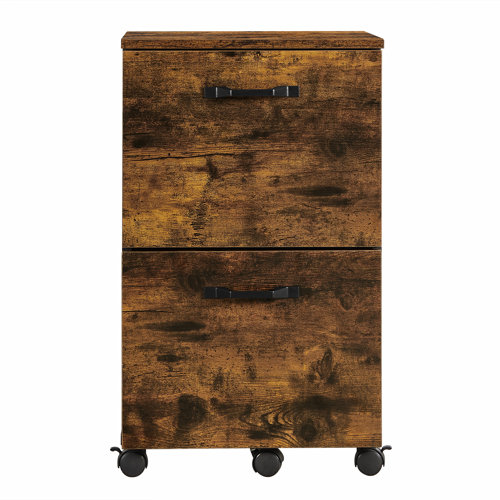 Millwood Pines Cambrie 16.5'' Wide 2 -Drawer Mobile File Cabinet ...