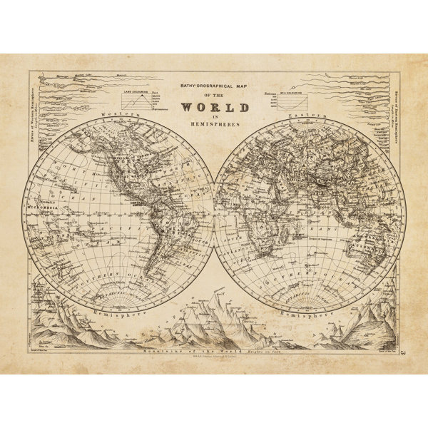 Longshore Tides New Hemisphere Map | Wayfair