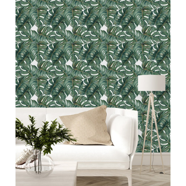 Bayou Breeze Rahil Floral Wallpaper | Wayfair
